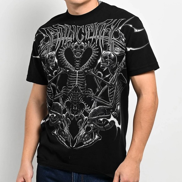 Affliction | Shirts | Affliction X Rogue Darkness Black Tshirt Known ...